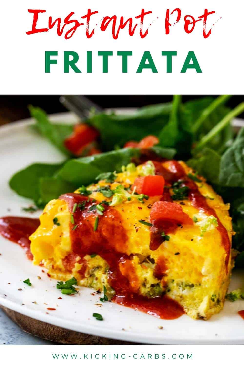 Instant Pot Frittata - Low Carb, Keto - Kicking Carbs