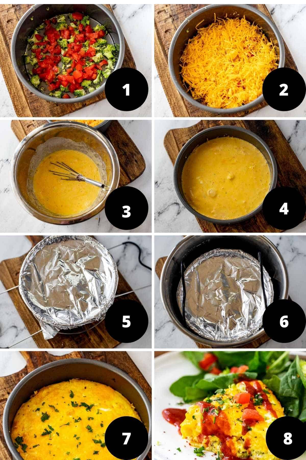 Instant Pot Frittata - Low Carb, Keto - Kicking Carbs